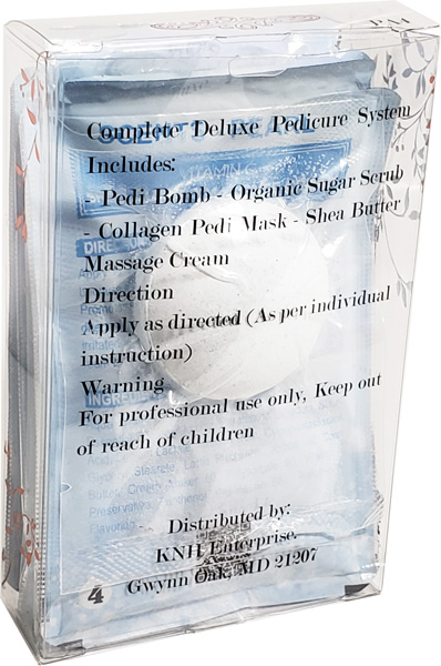 Demer Bomb Spa Pedicure Kit 4in1 - Pearl